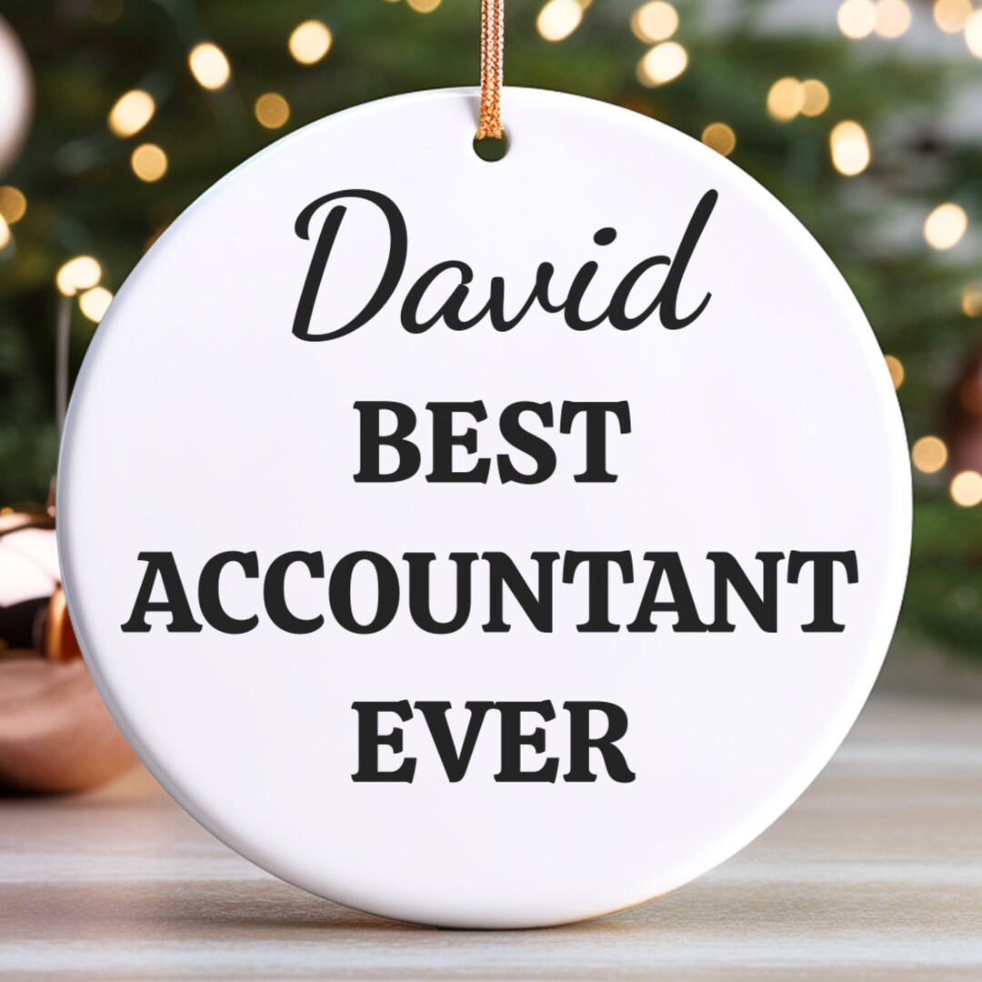 Accountant Christmas Ornament, Accountant Christmas Gift, Gift for ...