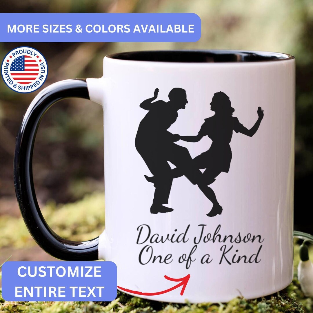 Personalized Swing Dance Mug, Custom Swing Dance Mug, Swing Dance Gift ...