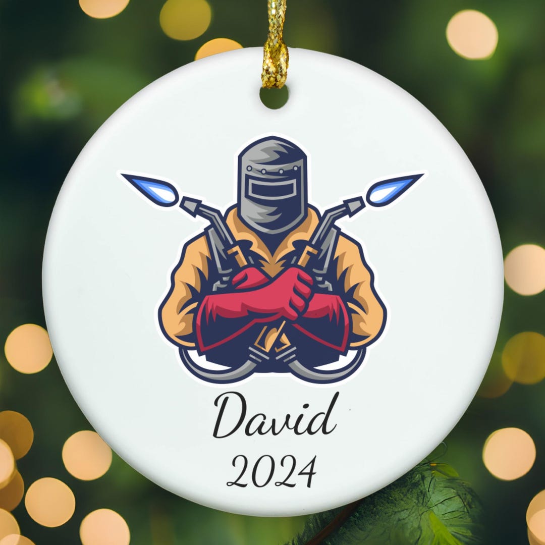 Personalized Welding Ornament, Welding Christmas Ornament, Welding Xmas ...
