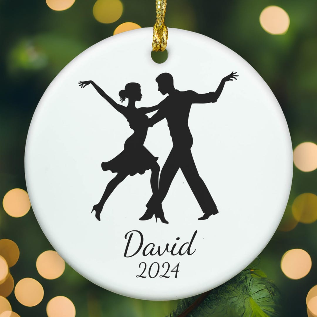 Personalized Latin Dance Ornament, Latin Dance Christmas Ornament ...