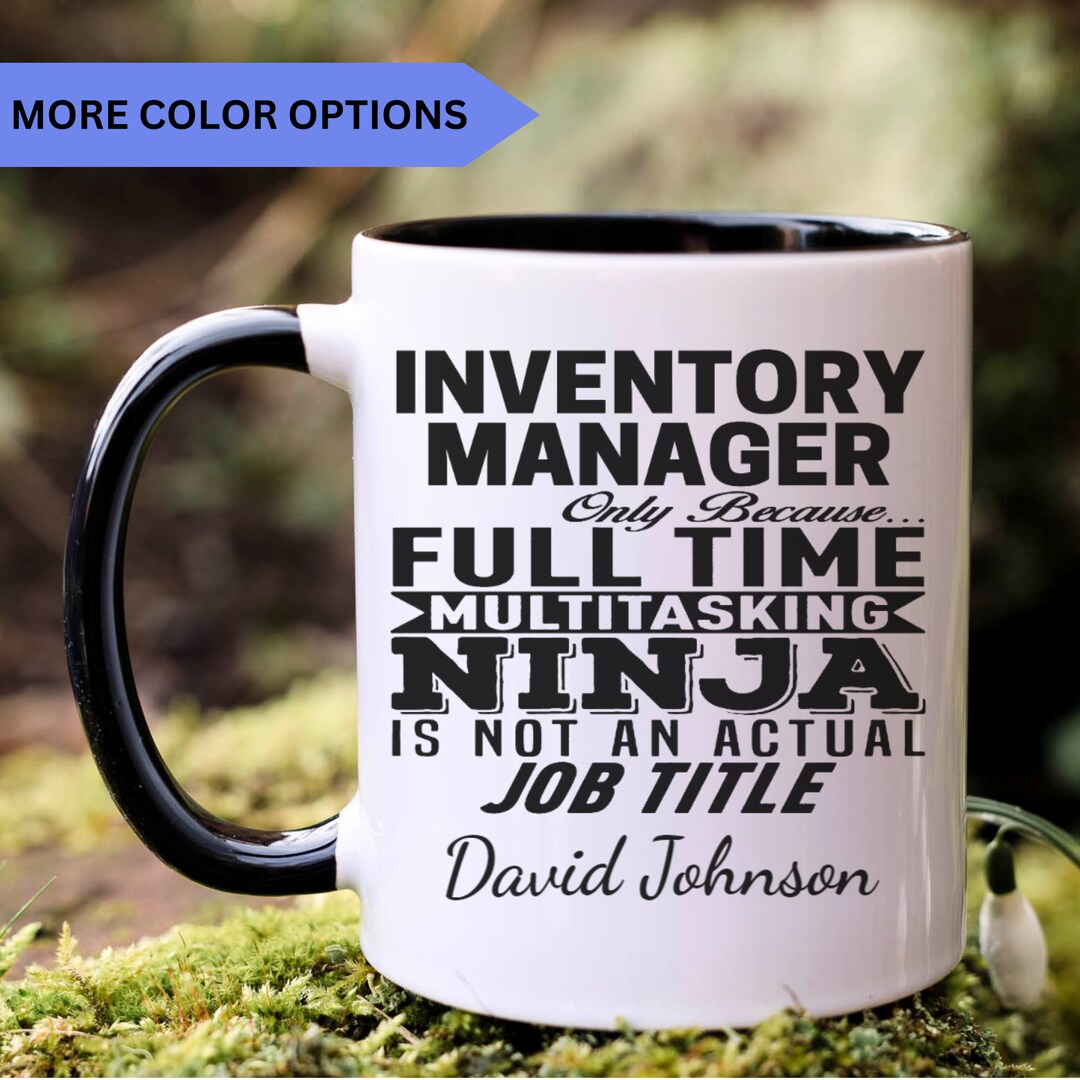 Personalized Inventory Manager Mug, Inventory Manager Gifts, Gift for ...
