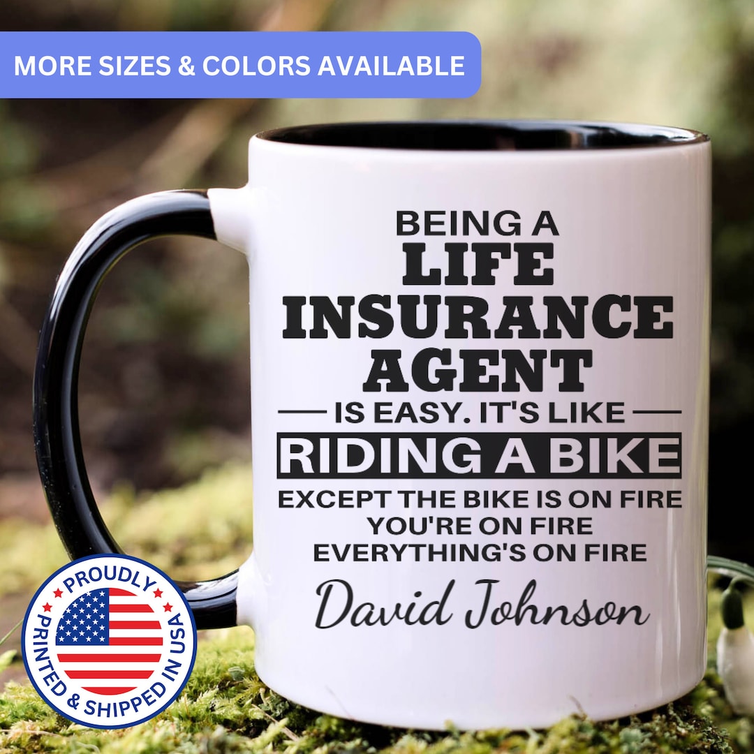 Life Insurance Agent Mug, Life Insurance Agent Gift, Life Insurance ...