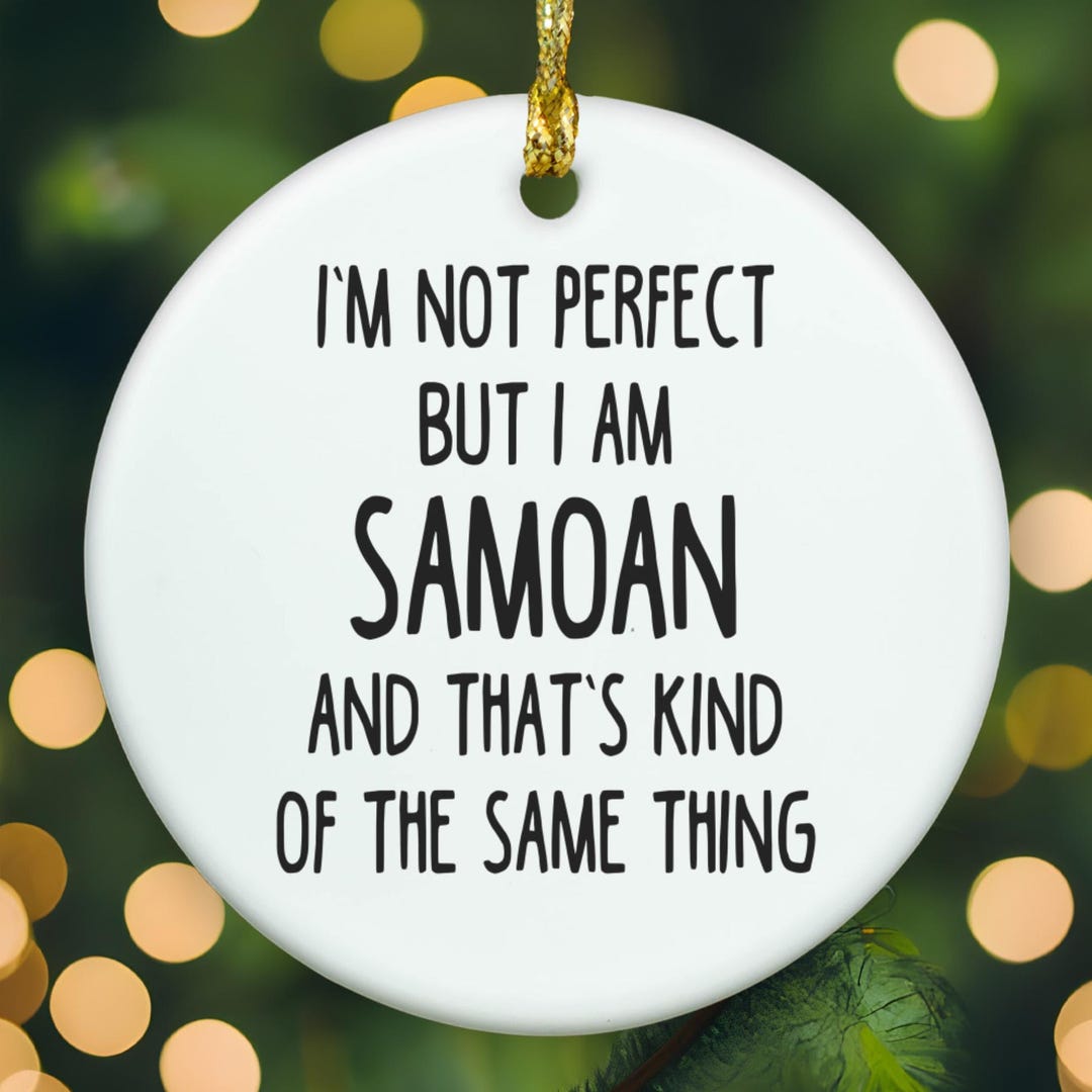 Samoan Ornament, Samoa Ornament, Samoan Christmas Ornament, APR009 - Etsy