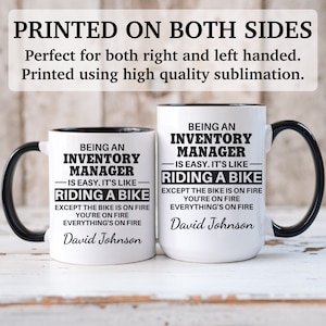 Inventory Manager Mug, Inventory Manager Gifts, Gift for Inventory ...