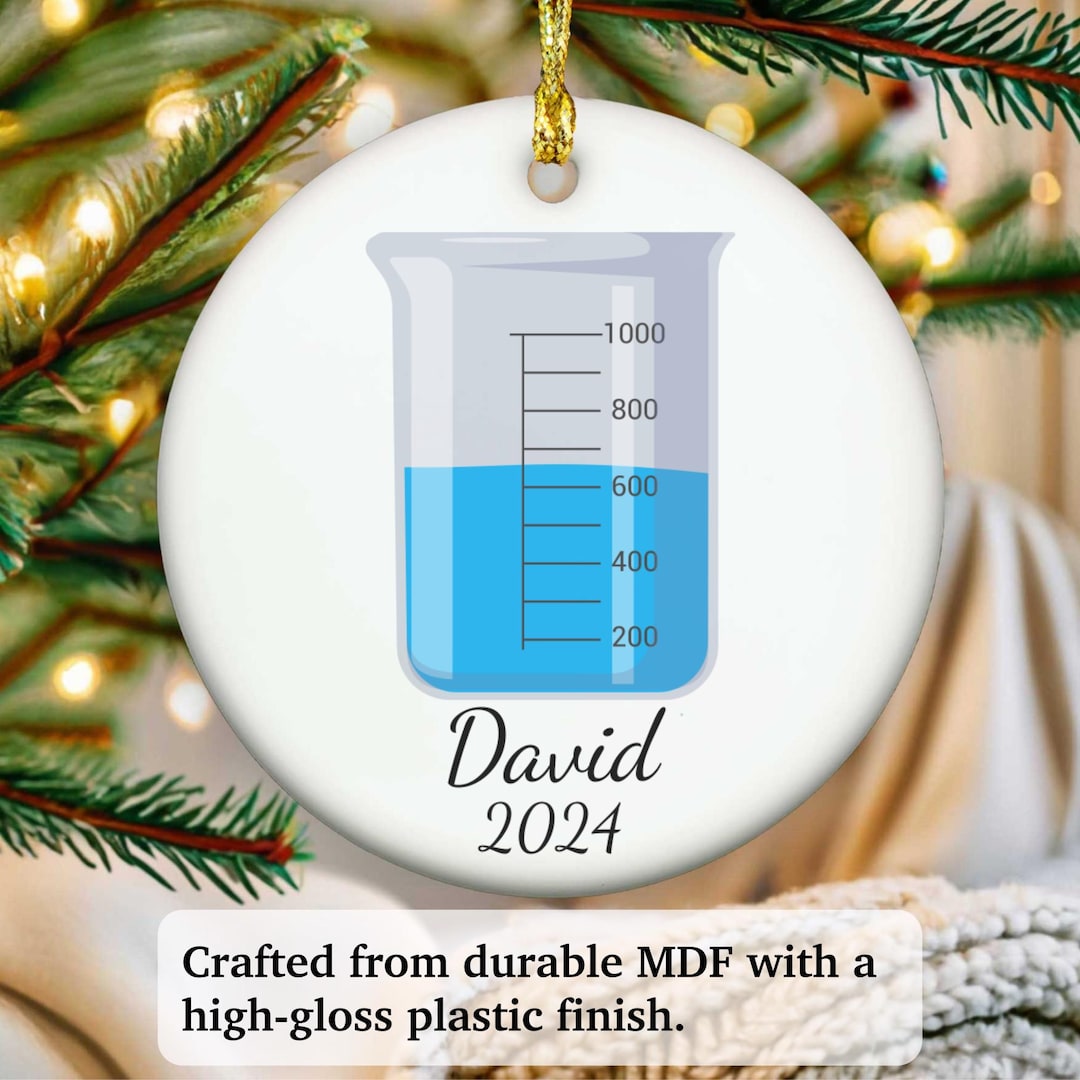 Personalized Beaker Ornament, Beaker Christmas Ornament, Beaker Xmas ...