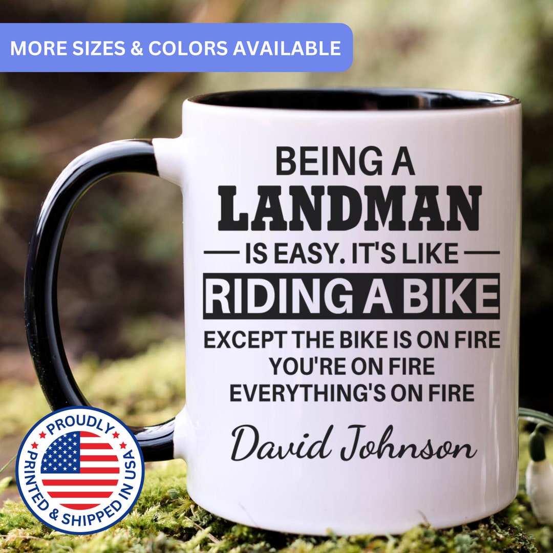 Landman Mug, Landman Gifts, Gift for Landman Gift Idea, Landman Coffee ...