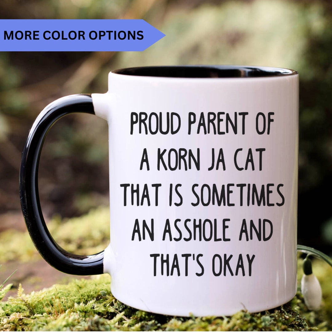 Korn Ja Gift, Korn Ja Mug, Korn Ja Cat, APO004 - Etsy