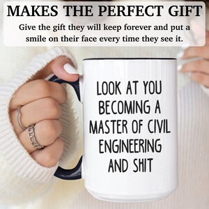 Master of Civil Engineering Graduation Gift for Men and Women, Master ...