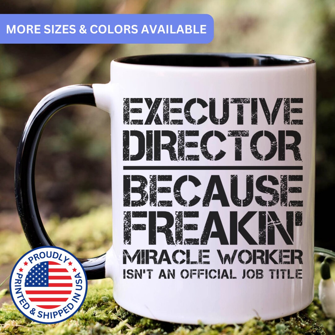Executive Director Gift, Executive Director Mug, New Executive Director ...