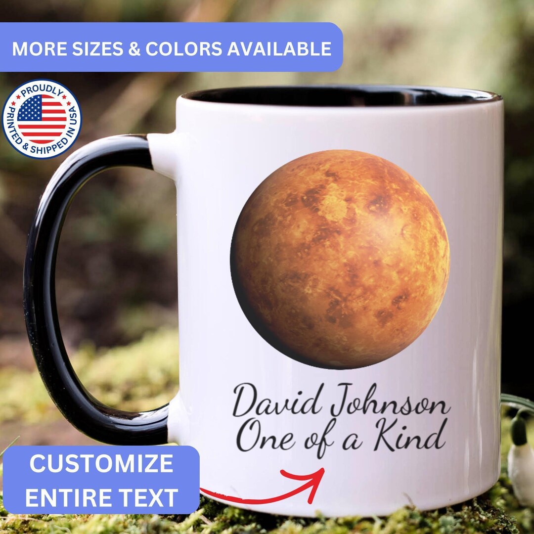 Personalized Venus Mug, Custom Venus Mug, Venus Gift, Venus Gifts ...