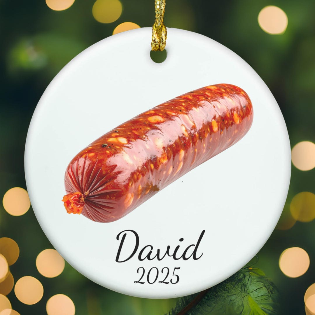 Personalized Chorizo Ornament, Chorizo Christmas Ornament, Chorizo Xmas ...
