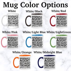Insurance Agent Gift, Insurance Agent Mug, New Insurance Agent, Best ...