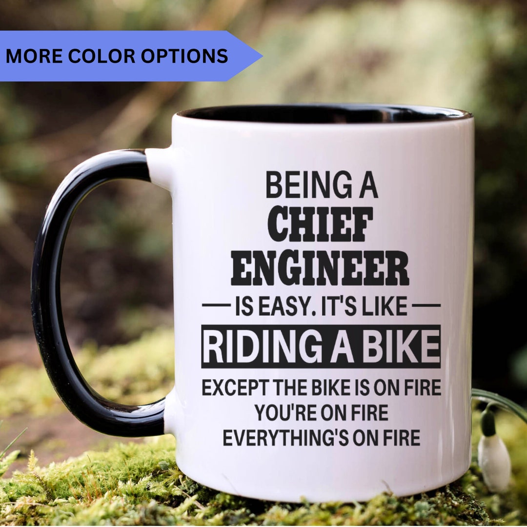 Chief Engineer Mug, Chief Engineer Gifts, Gift for Chief Engineer Gift ...