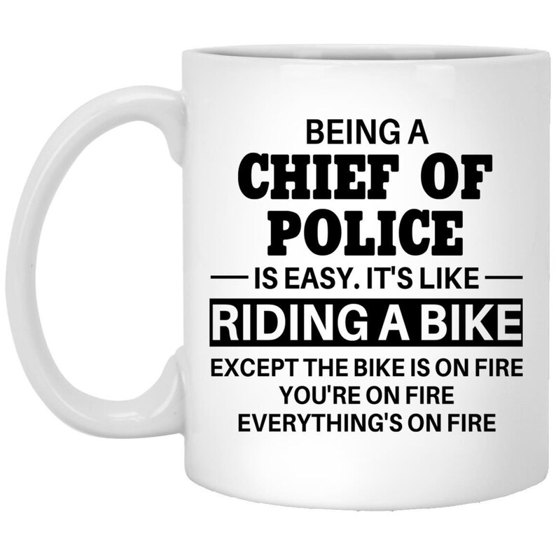 Chief of Police Mug Chief of Police Gifts Gift for Chief of - Etsy