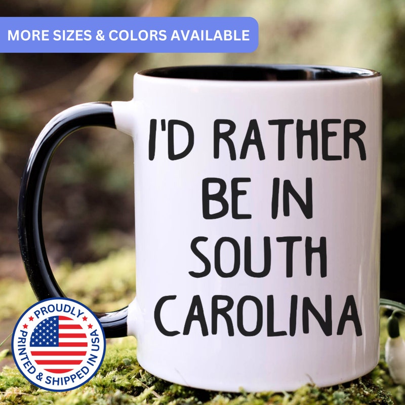 South Carolina Mug - Etsy
