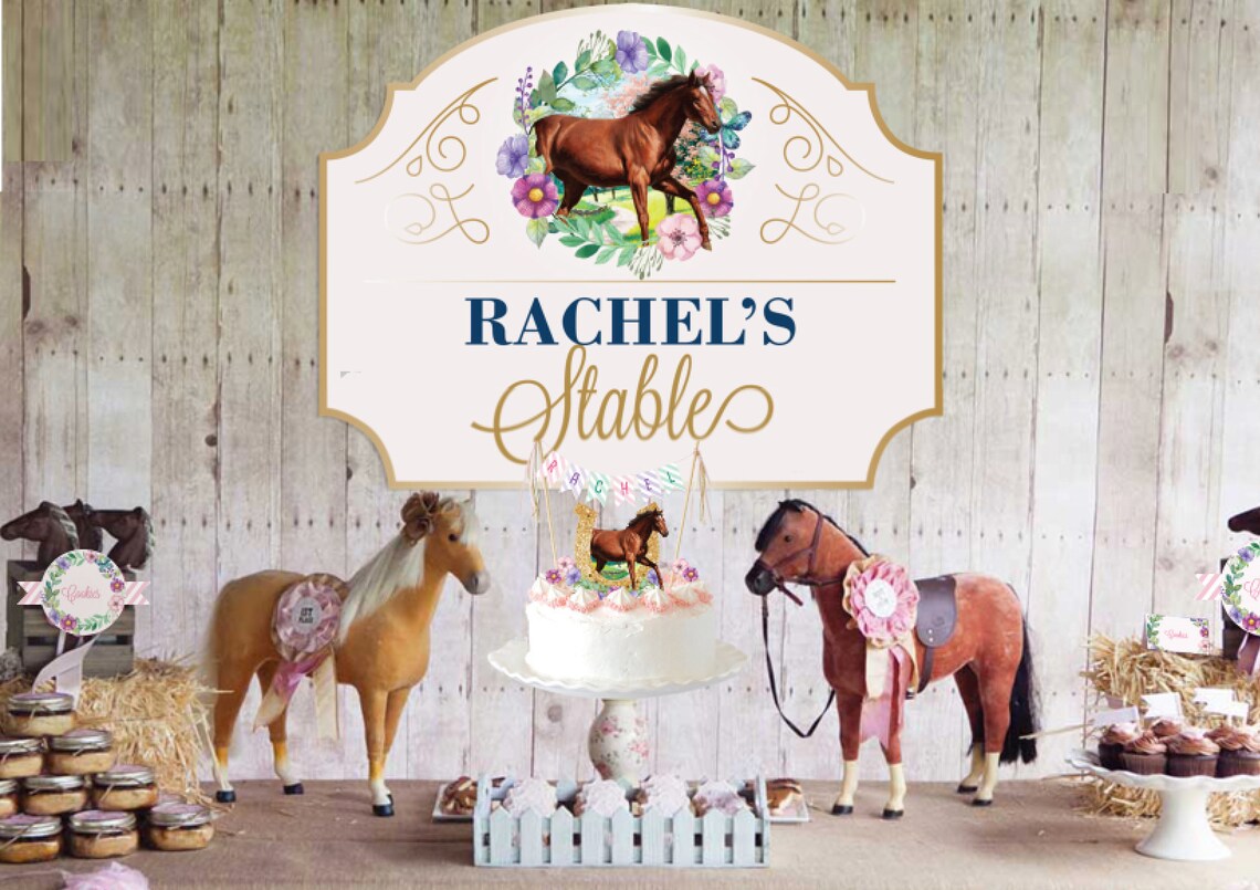 PRINTABLE Horse Welcome Sign Horse Welcome Poster Horse - Etsy
