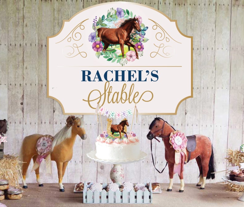PRINTABLE Horse Welcome Sign Horse Welcome Poster Horse - Etsy