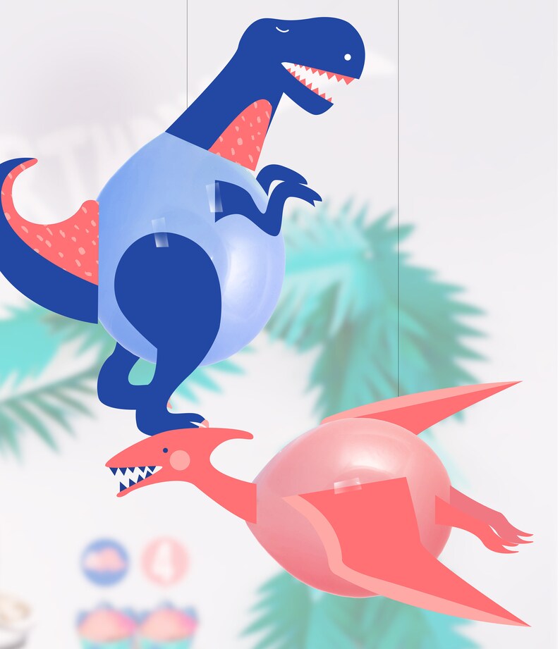 PRINTABLE Dinosaur Balloons Dinosaur Party Decorations Etsy PRINTABLE Dinosaur Balloons Dinosaur Party Decorations Etsy