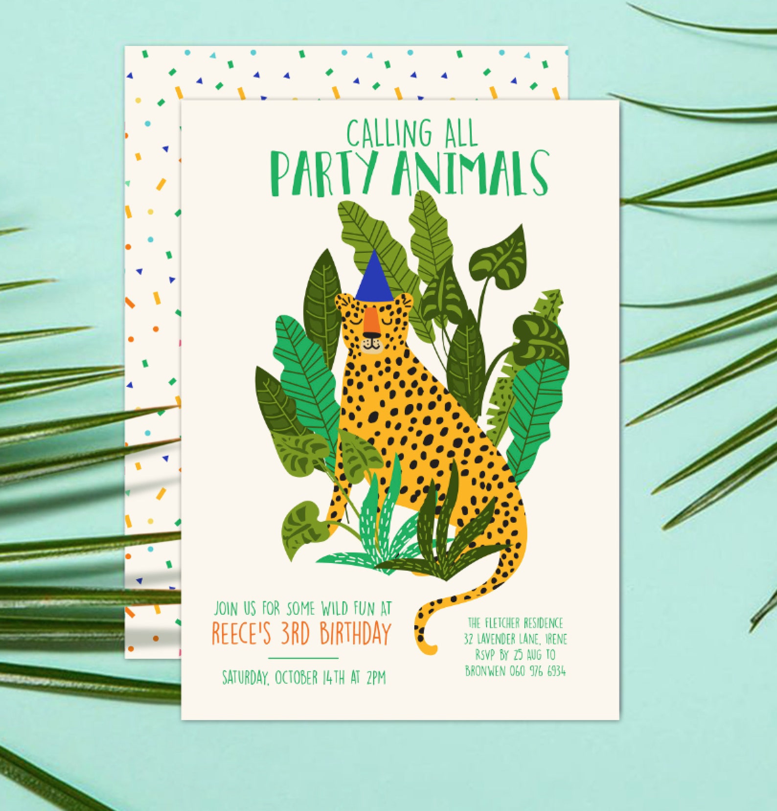 INSTANT DOWNLOAD Jungle Party Invitations Jungle Party | Etsy