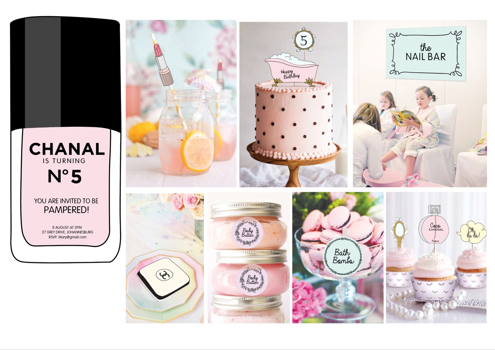 INSTANT DOWNLOAD Pamper Party Printables Pamper Party - Etsy