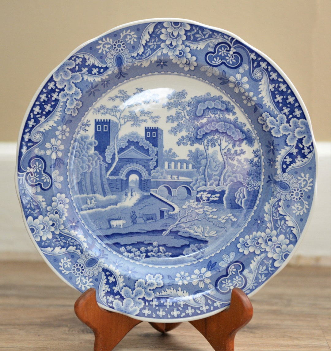 The Spode Blue Room Collection Traditions Series "castle" 10" Dinner ...