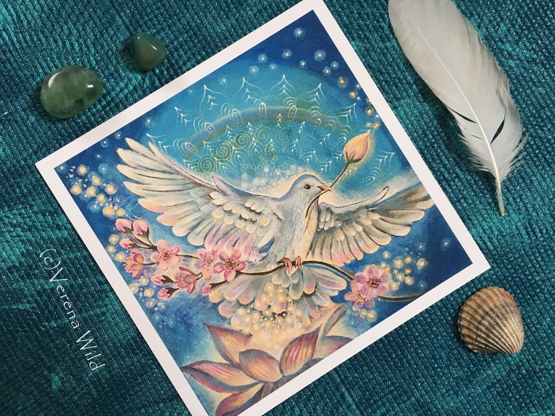 Peace Dove Fine Art Print | Etsy