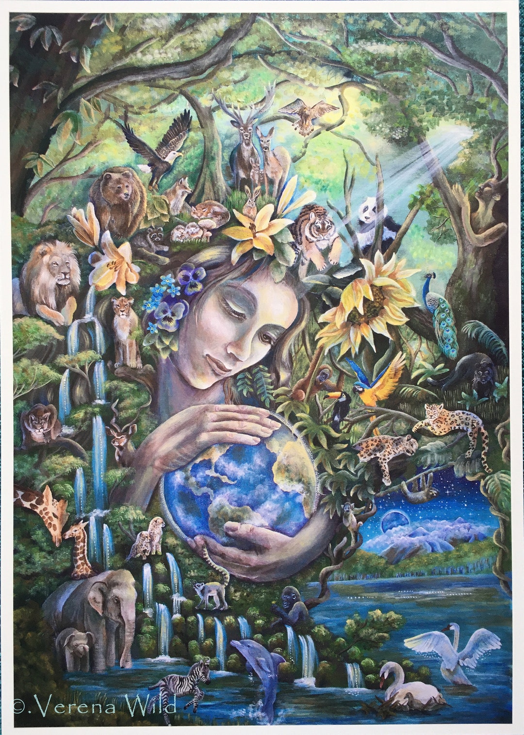 Gaia Fineart Print - Etsy