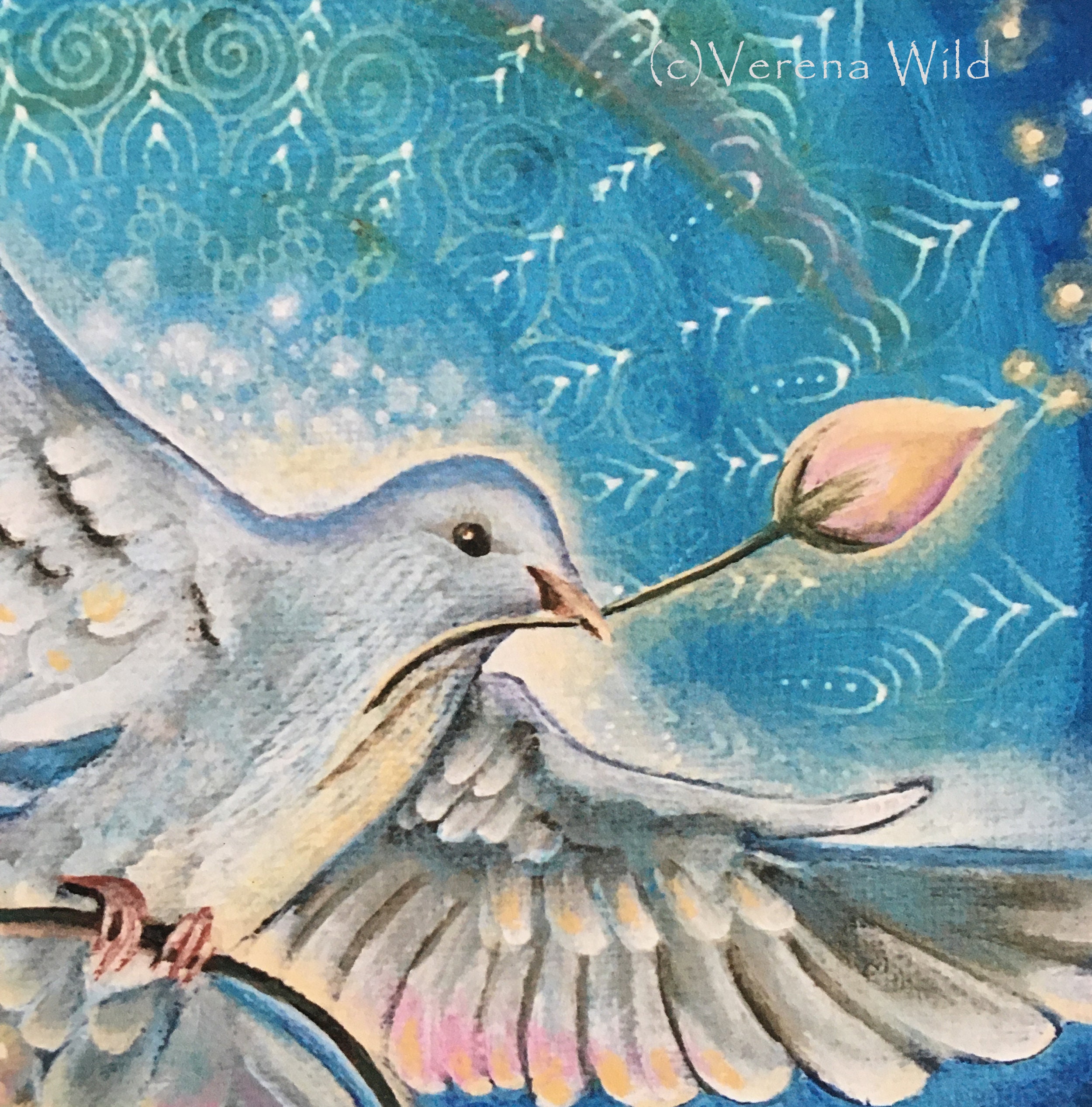 Peace Dove Fine Art Print | Etsy