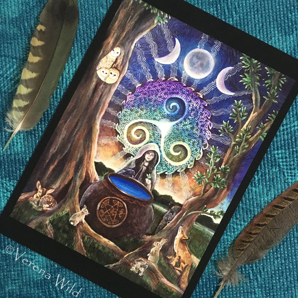 Magic Cauldron A4 Fine Art Print - Etsy