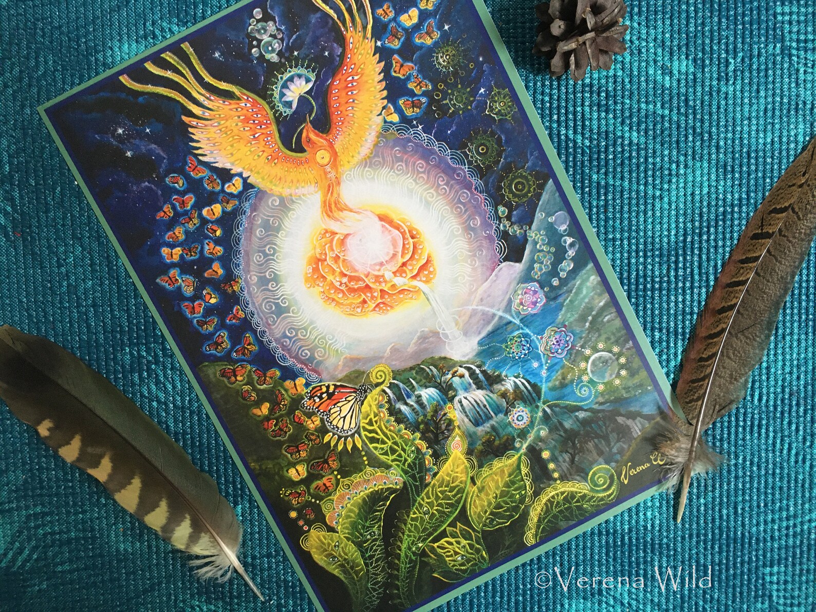 Rising Phoenix A4 Print - Etsy