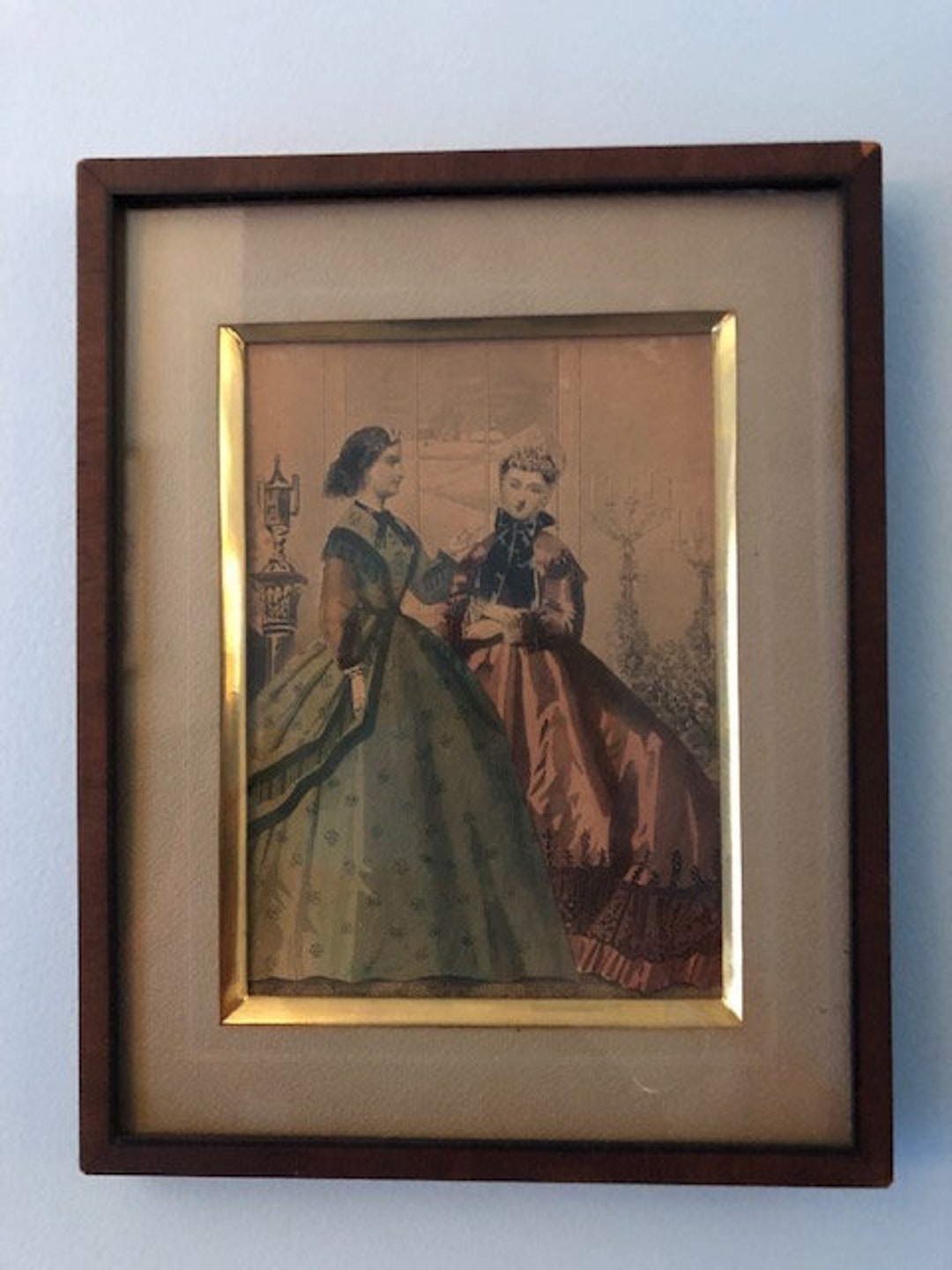 Antique Victoria Lithograph - Etsy