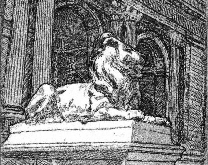 Two Cats Sleeping - Original Limited Edition Etching by Alan Larkin - Etsy