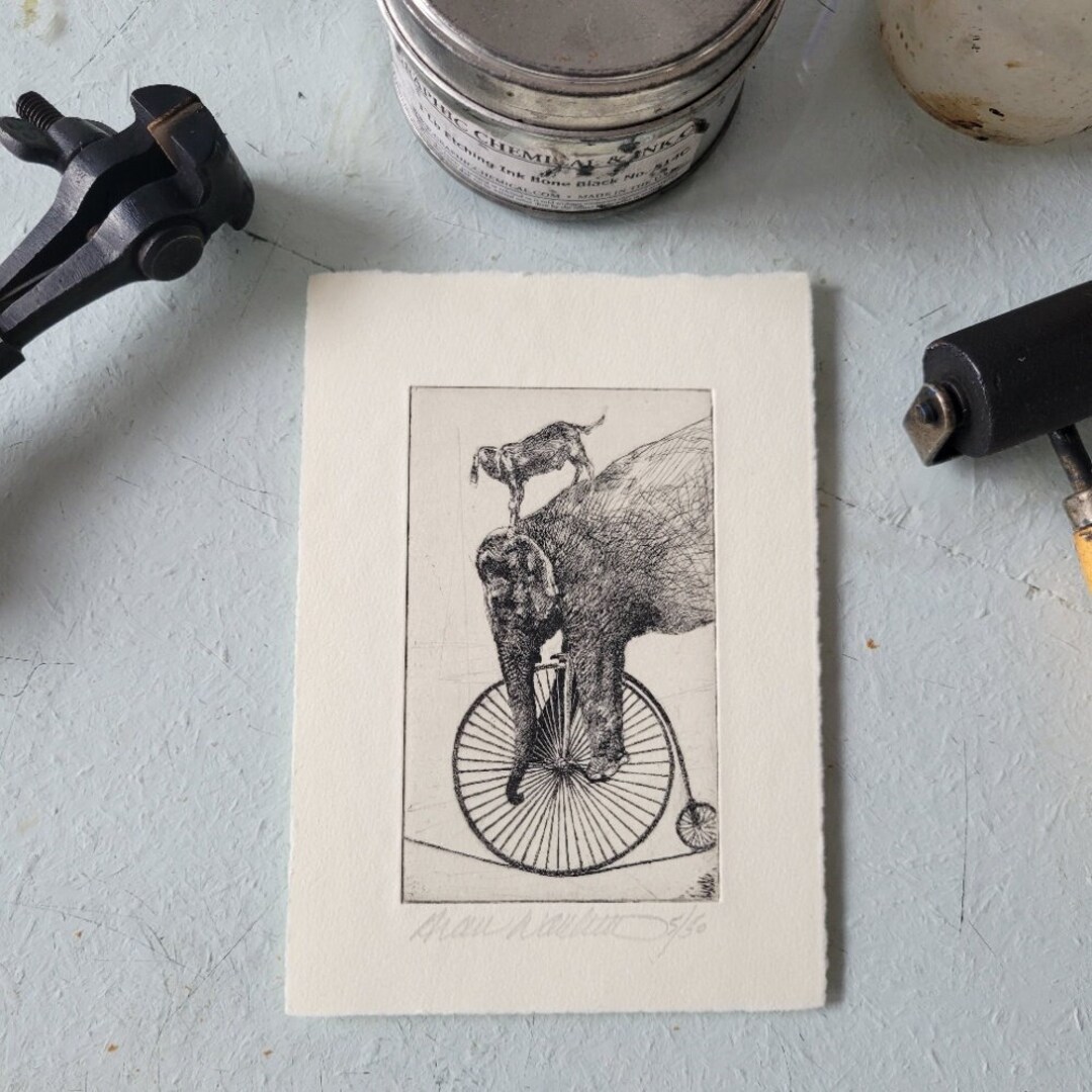 Animal Pleasures: A Delicate Balance - Original Limited Edition Etching ...