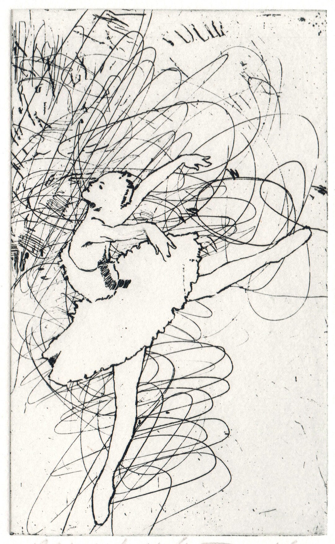 Ballerina - Original Limited Edition Etching by Alan Larkin - Etsy