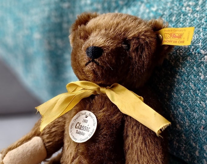 Collectible and Classic Vintage Steiff Replica Teddy Bear - Etsy