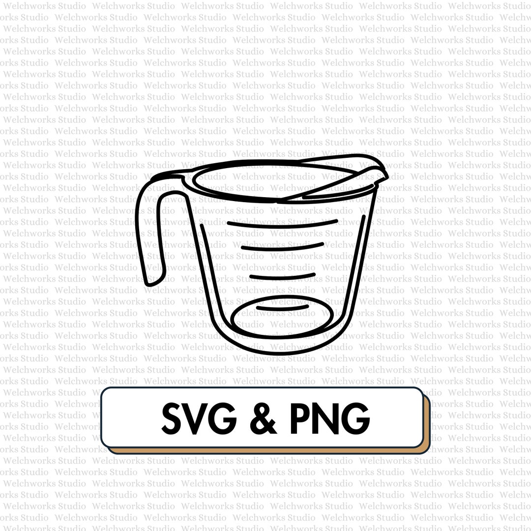 Measuring Cup Svg Measuring Cup Clipart Measuring Chart Wall Art ...