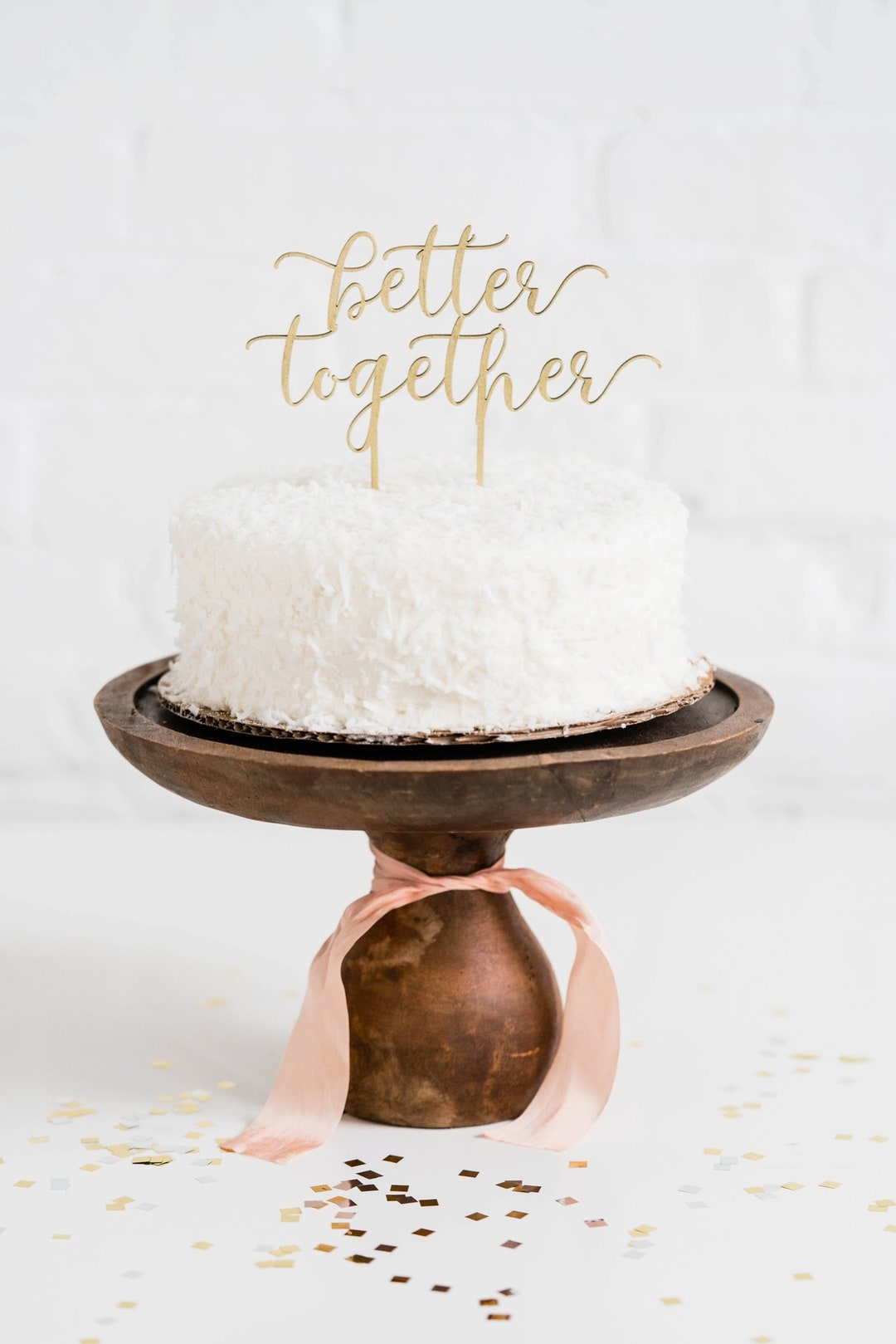 Better Together Cake Topper // Customized Cake Topper // Wedding ...