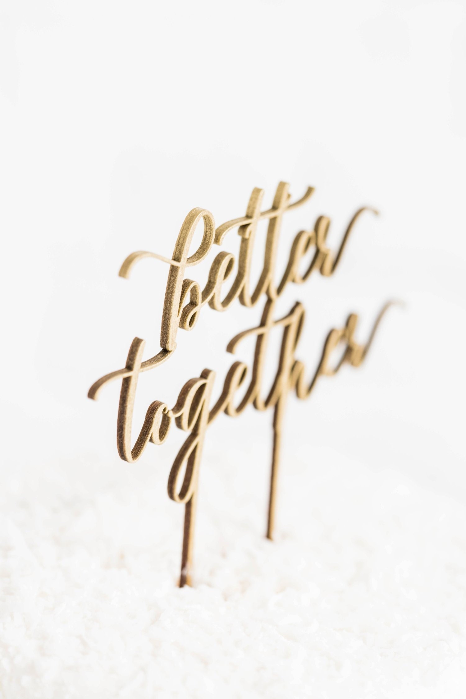 Better Together Cake Topper // Customized Cake Topper // - Etsy