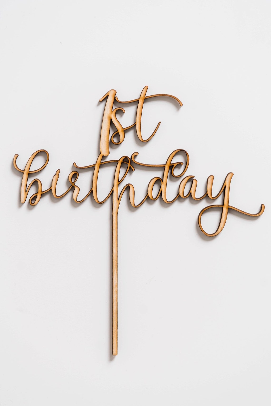 1st Birthday Cake Topper // Happy Birthday Party // Happy | Etsy