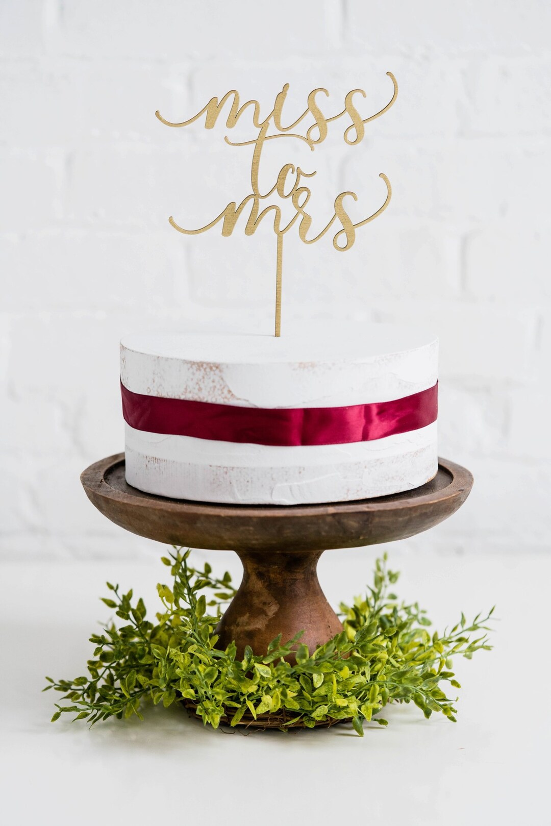 Miss to Mrs Cake Topper // Wedding Topper // Engagement Cake - Etsy