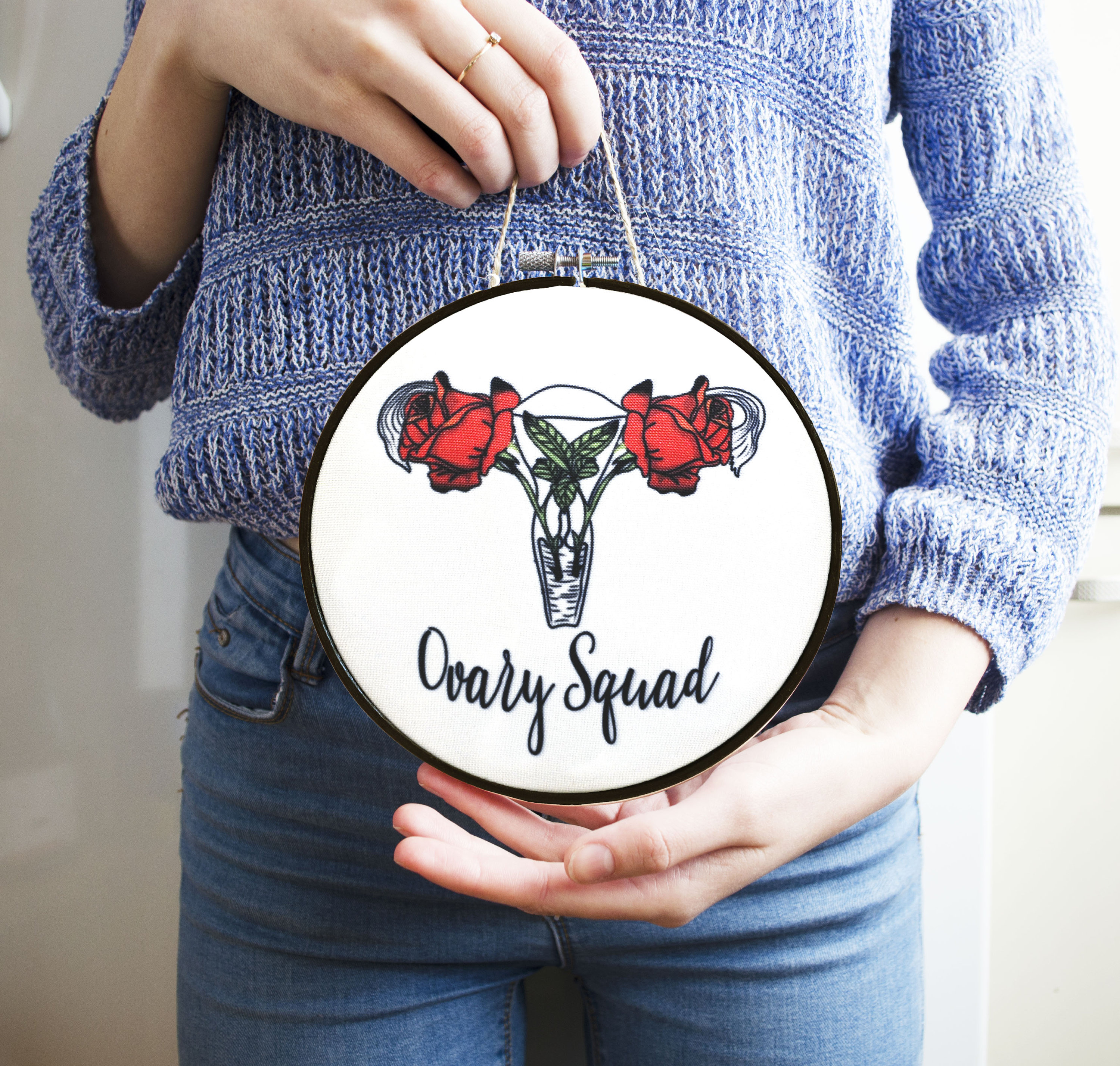 Feminist Wall Art Women Empowerment Girl Boss Ovary Squad Etsy