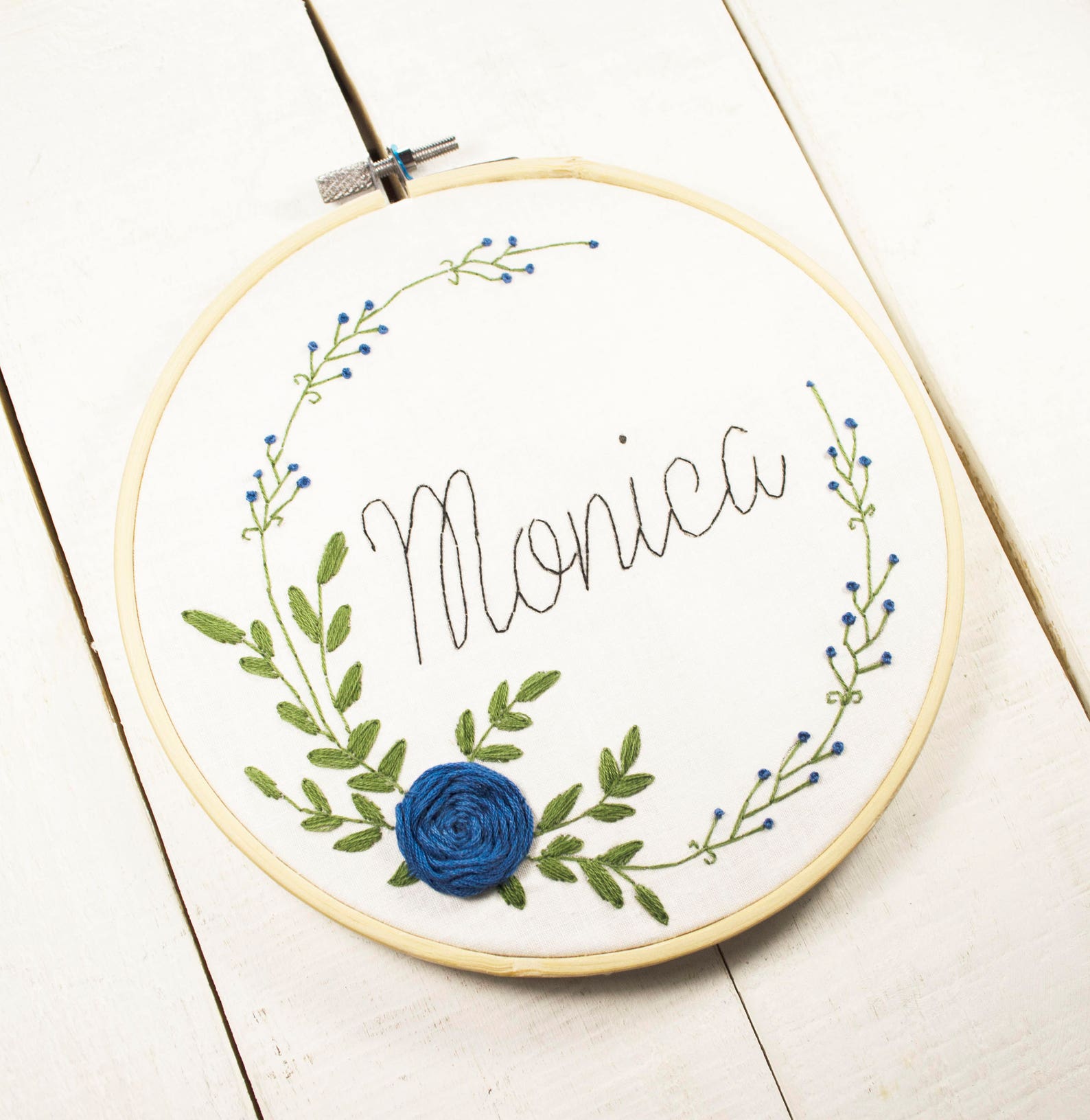 Custom Personalized Name Embroidery Hoop Art Baby Room Decor - Etsy