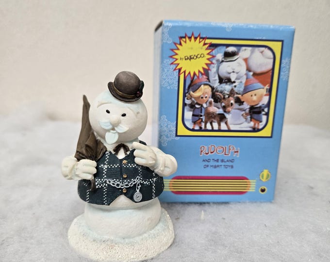 Sam the Snowman Figurine Enesco Rudolph Misfit Toys MIB - Etsy