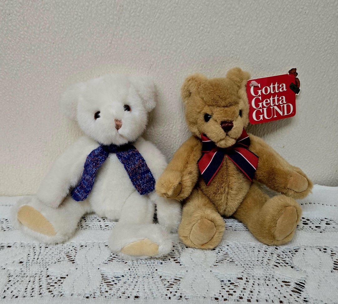 Gund Jointed Bears 1990's Toby Teddy Bear - Etsy