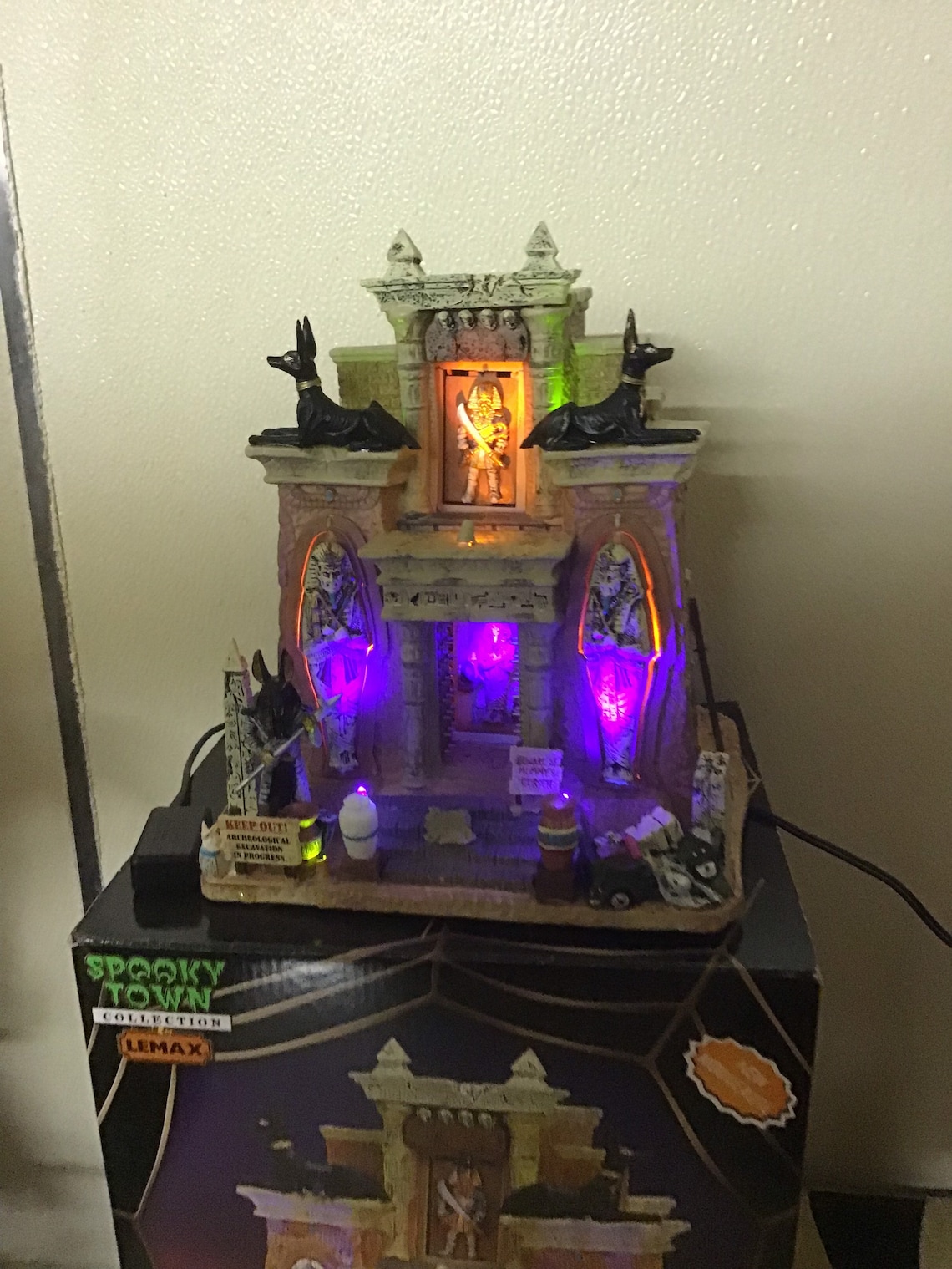 Lemax Spooky Town Cursed Tomb Animated Halloween Village MIB - Etsy
