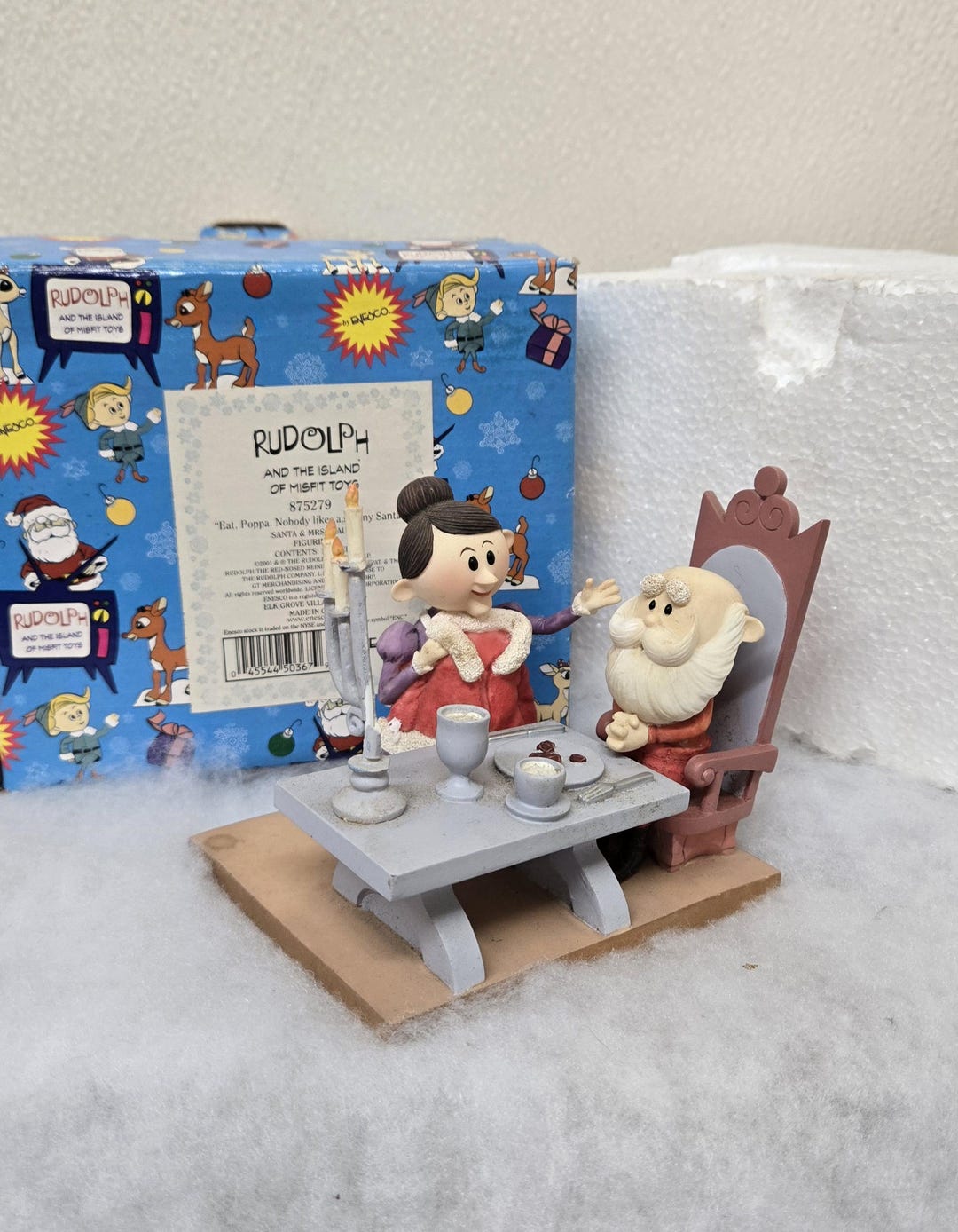 Enesco Rudolph Eat Poppa Nobody Likes a Skinny Santa Figurine AS IS ...