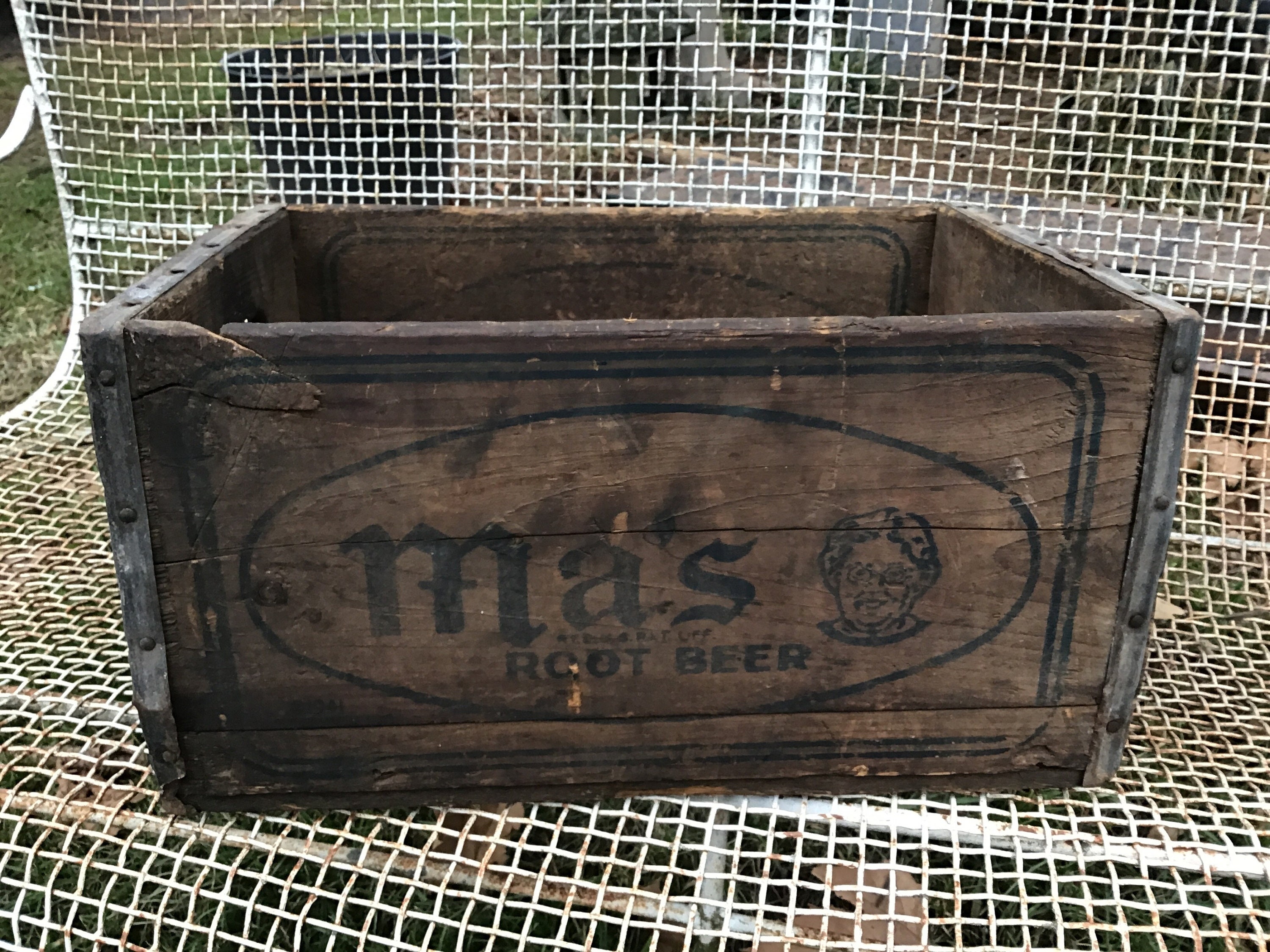 Ma's Root Beer Box 1941 Antique Wood Soda Crate - Etsy