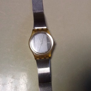 Swatch Watch Irony Aluminum Mesh Band 1997 MIB Rare - Etsy