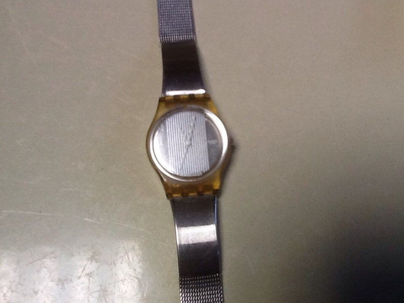 Swatch Watch Irony Aluminum Mesh Band 1997 MIB Rare - Etsy