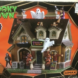 Lemax Spooky Winner Halloween House Spooky Town - Etsy